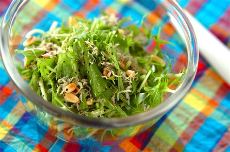 水菜のサラダ（副菜）レシピ・作り方 E・レシピ