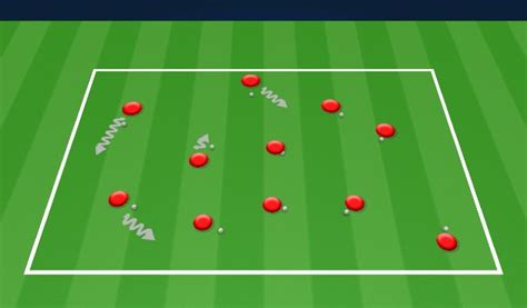Footballsoccer Rec Session Drag Push Technical Turning Beginner