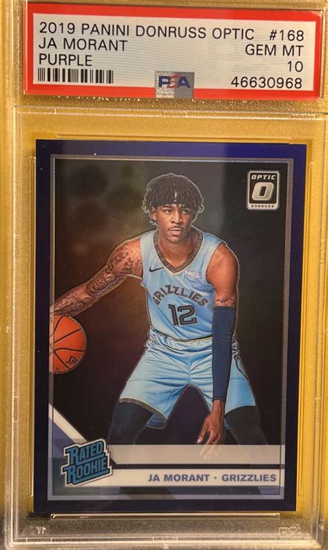 Ja Morant 2019 Optic 168 Purple Price Guide Sports Card Investor