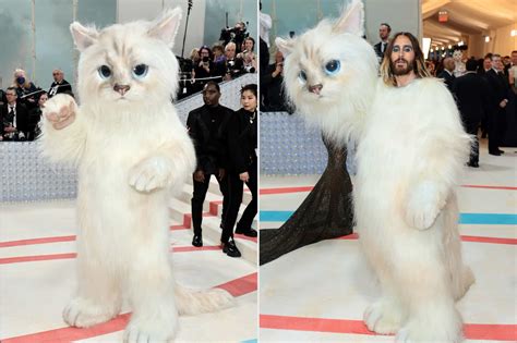 Jared Leto Met Gala Look 2023 What Did The Actor Playing Lagerfeld