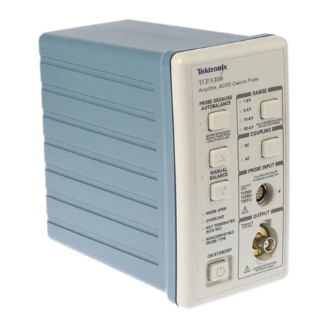 Tektronix Tcpa300 Series Instruction Manual Pdf Download Manualslib
