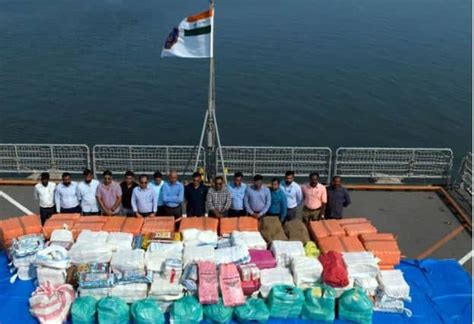 3300 Kg Of Drugs Caught By Indian Navy