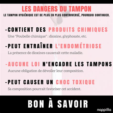Infographie Sur Les Dangers Du Tampon Nappilla