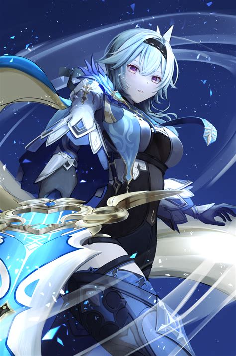 Eula Lawrence Genshin Impact Image By Kure Mangaka