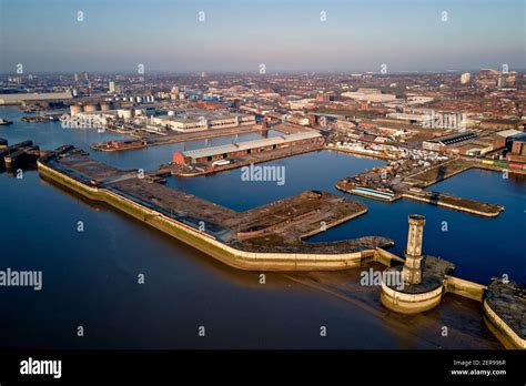 Aerial Views Of Bramley Moore Dock Liverpool Everton Fcs Plans For A