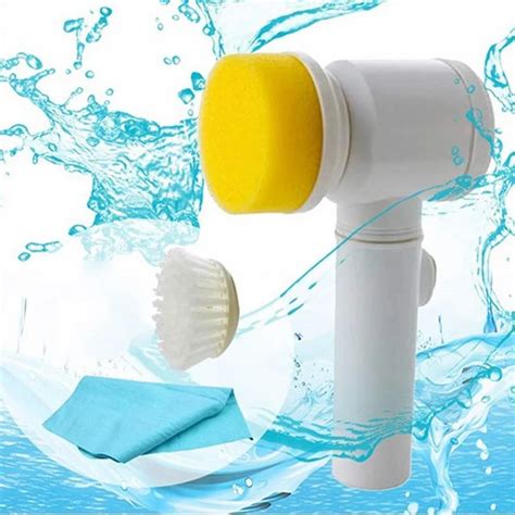 Plastic Magic Brush Electric Cleaning Brush 5 In 1 Magic Power