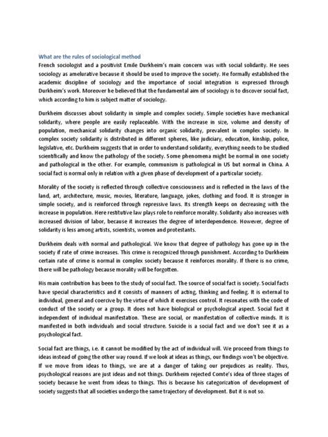 Social Fact Of Durkheim Pdf