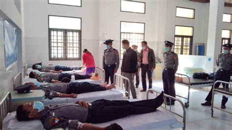 ၇၅ နှစ်မြောက် စိန်ရတုလွတ်လပ်ရေးနေ့ကို ကြိုဆိုဂုဏ်ပြုသောအားဖြင့် နမ္မတူမြို့နယ် ရဲတပ်ဖွဲ့မှ ပြည