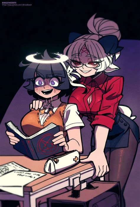 Azazel And Baphomet By Grizz Helltaker Know Your Meme