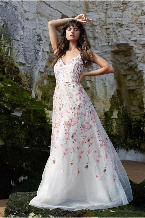 Goddiva Sleeveless Floral Mesh Maxi Dress In White Lyst