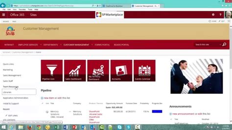 Sharepoint Crm Template Crm Sales Application Template For Sharepoint