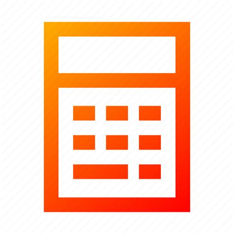 calculator math numbers compute calculation arithmetic total icon
