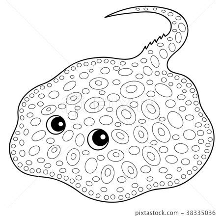 Cownose Stingray Coloring Pages