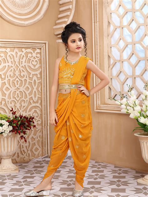 Girls Dhoti Sets Suvidha Fashion