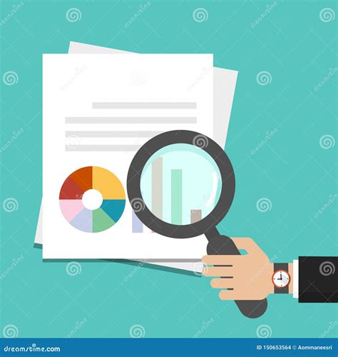 Magnifying Glass Icon Graph Stock Illustrations 10159 Magnifying Glass Icon Graph Stock