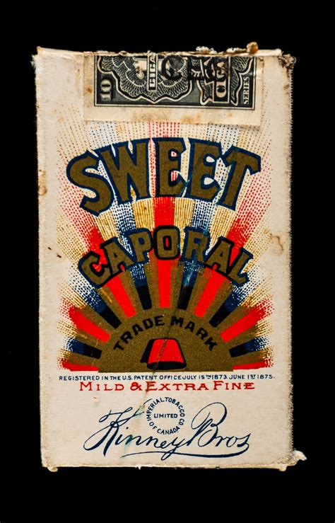 Lot Detail 1910s Imperial Tobacco Sweet Caporal Cigarette Box