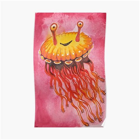 Flumph Dandd 5e Poster For Sale By Chadtheartist Redbubble