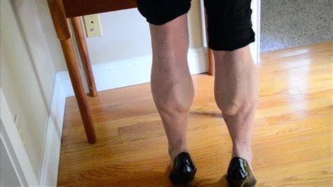 Pink Fox Posing Her Calves By The Back Door Part 2 Mongo Big Calves