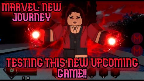Testing This New Upcoming Roblox Marvel Game Marvel New Journey