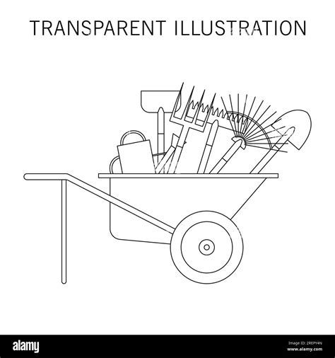 Outils Dans Un Magasin De Jardin Banque Dimages Vectorielles Alamy