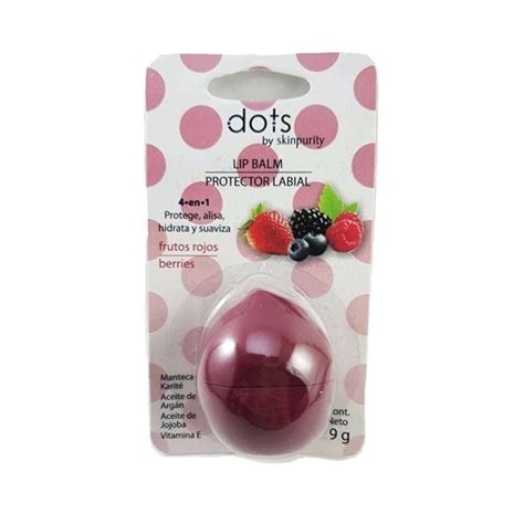 Dots Protector Labial 4 En 1 By Skinpurity Frutos Rojos Dots
