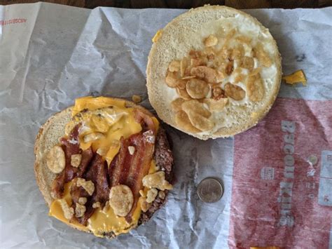 Review Burger King Garlic And Bacon King Brand Eating