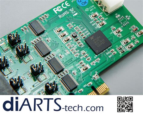 Card Serial Industrial PCIe Port RS Powered Di ARTs Technology