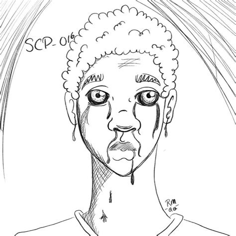 Scp 016 Sentient Microorganism Sketches Male Sketch Sentient