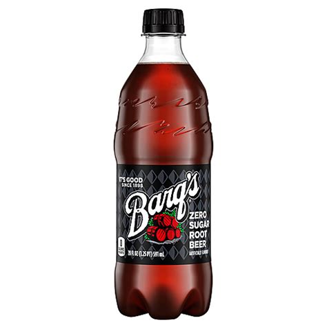 Barqs Root Beer Zero Sugar 20 Fl Oz Soft Drinks Cannatas