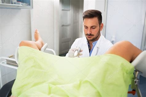 Gynecologist Examination His Patient Stock Photo Image By Didesign