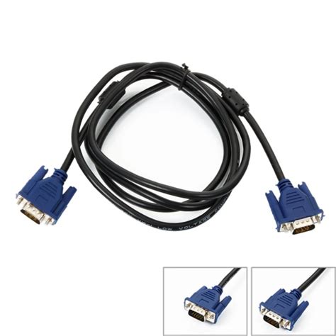 6 Ft Svga Vga Monitor Male To Male Extension Cable Blue