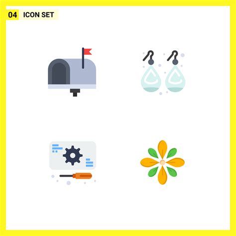 4 Universal Flat Icons Set For Web And Mobile Applications
