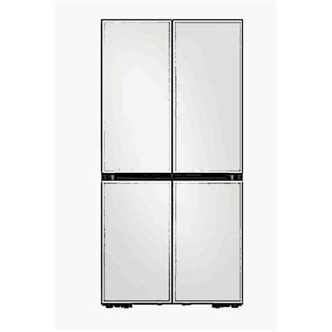 삼성 비스포크 4도어 키친핏 양문형 냉장고 615리터 코타화이트 Rf60c9012ap01 양문형 냉장고 비스포크 냉장고