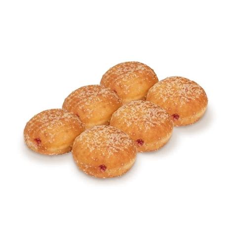 Mini Jam Donut 6 Pack Bakers Delight