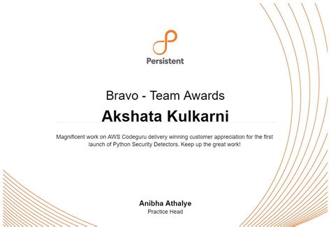 Akshata Kulkarni On Linkedin Winningwithteamwork Persistentsystems