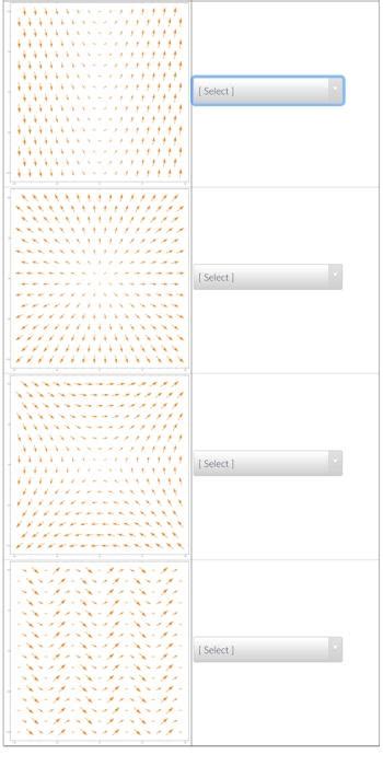 Solved Consider The Following Vector Fields Then Match Each