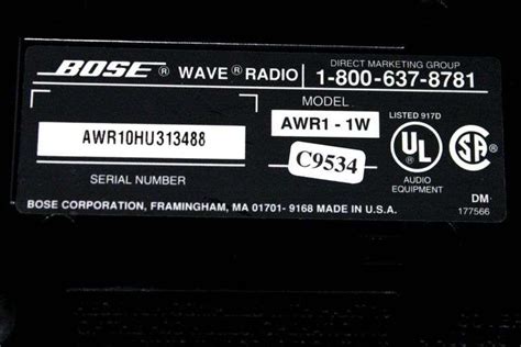 Bose Wave Radio Model Awr1 1w Bunting Online Auctions
