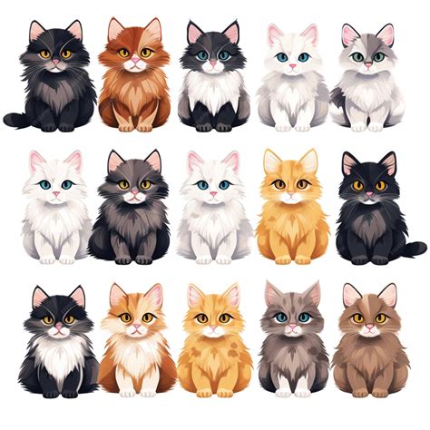 Premium Photo Cute Animated Cat Vector