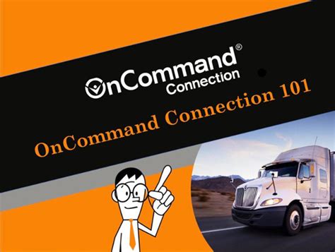 Navistar OnCommand Connection Basics January 9 2019 Maxim Truck Trailer