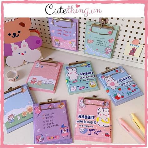 Mua Giấy Note Cute Giấy Note Kèm Bìa Cứng Kẹp Dễ Thương Tiện Lợi Có