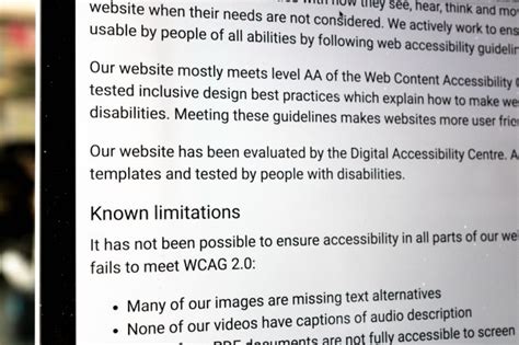 Accessibility Government Digital Service