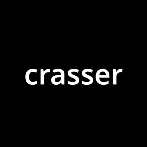 「クラッサーcrasser」とは？ カタカナ語の意味・発音・類語辞典