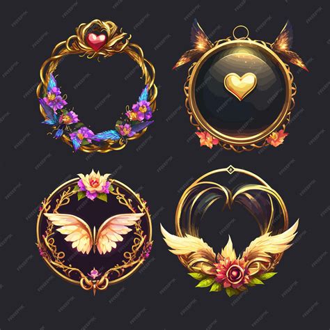 Premium Vector Rank Frames Ui Game Borders Evolution Frames For Rpg