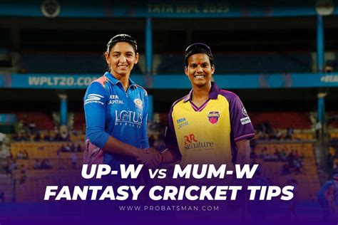 Up W Vs Mum W Dream11 Prediction Fantasy Cricket Tips Playing Xi
