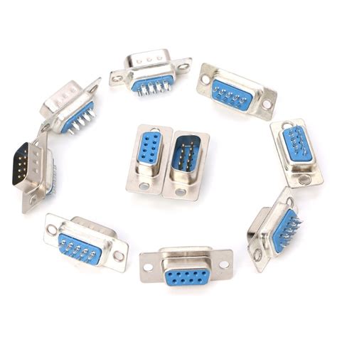 5 Pairs Db9 Male And Female Rs232 9 Pin Wire Solde Vicedeal