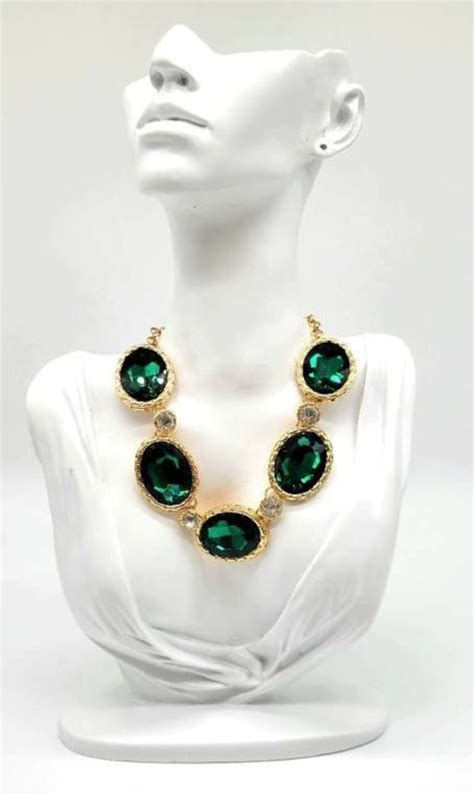 Vintage Emerald Crystal Gem
