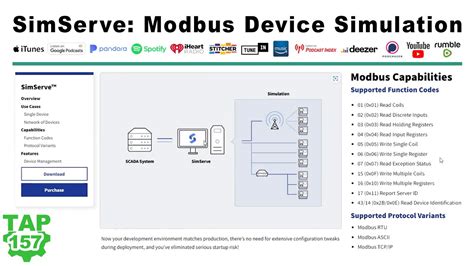 simserve modbus device simulation from scadamatic youtube