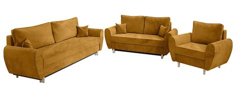 Zestaw Wypoczynkowy Lena 321 Kanapa Sofa Fotel Zlena321d • Cena