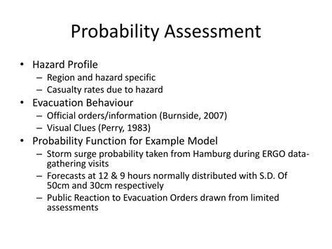 Ppt Analysing Evacuation Decisions Using Multi Attribute Utility