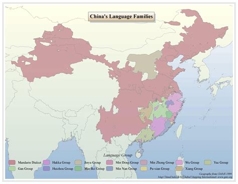 Chinese Dialect Distribution